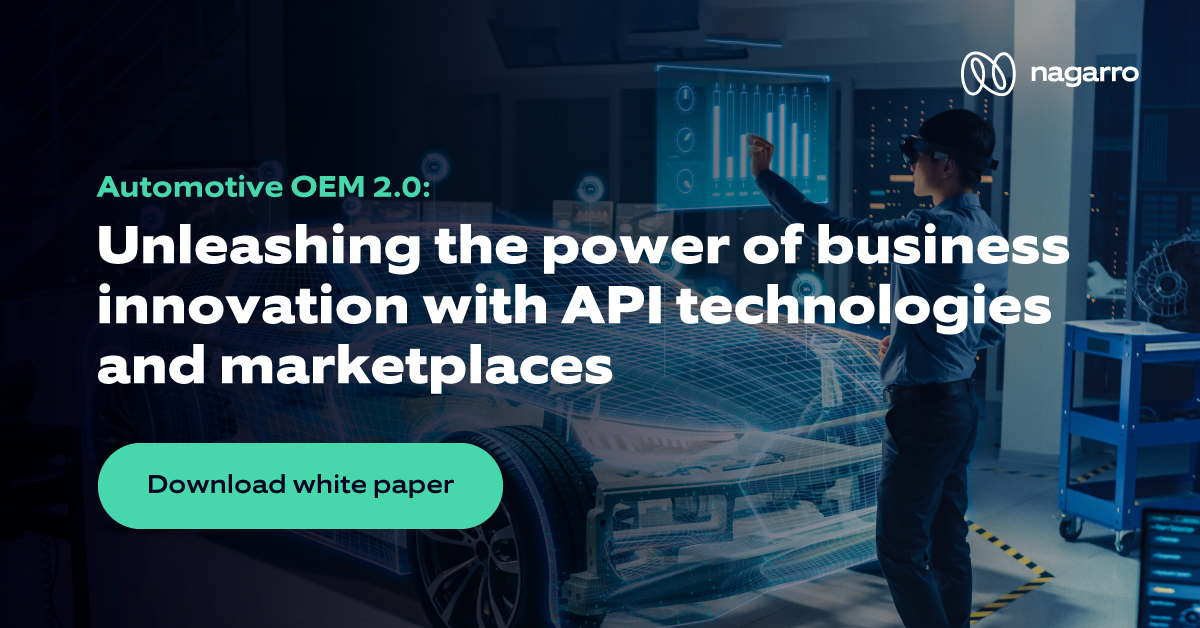 Automotive OEM 2.0: Innovating with API Technologies and Marketplaces | White Paper | Nagarro